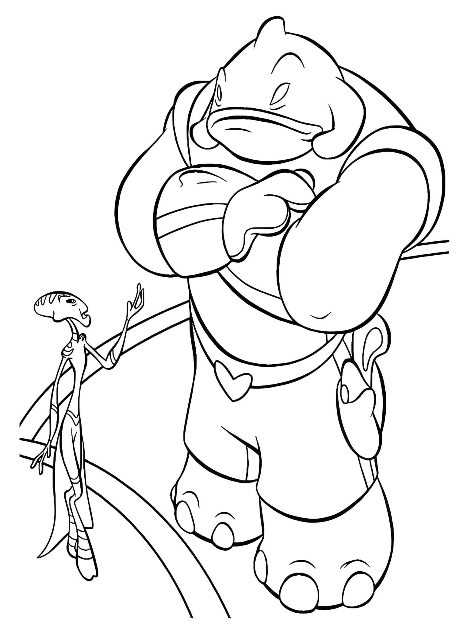 Dibujos de Lilo y Stitch para imprimir y colorear 🎨