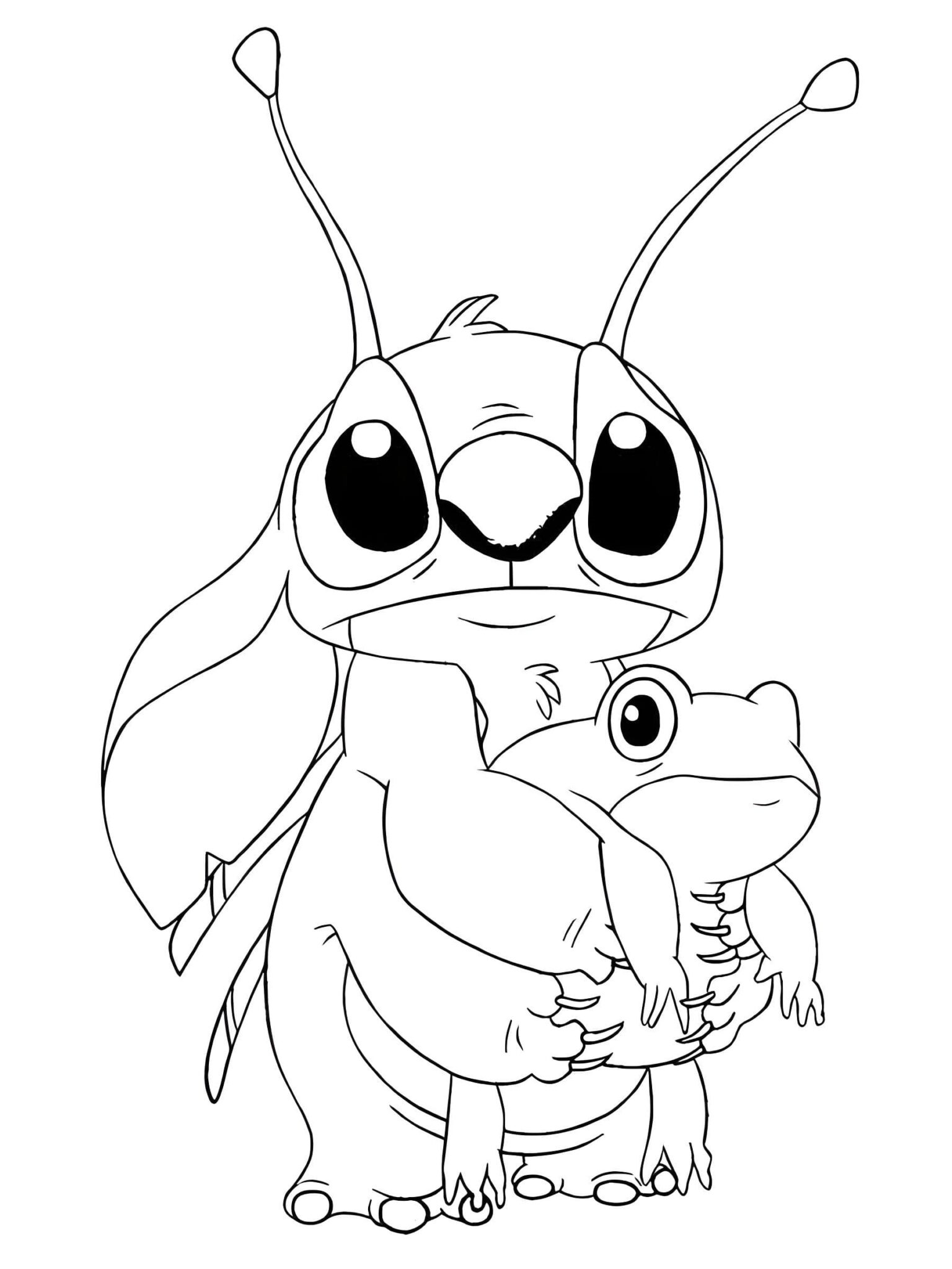 Dibujos de Lilo y Stitch para imprimir y colorear 🎨