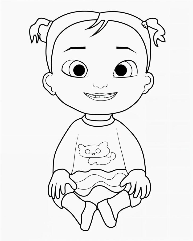 Dibujos de CoComelon para imprimir y colorear 🎨