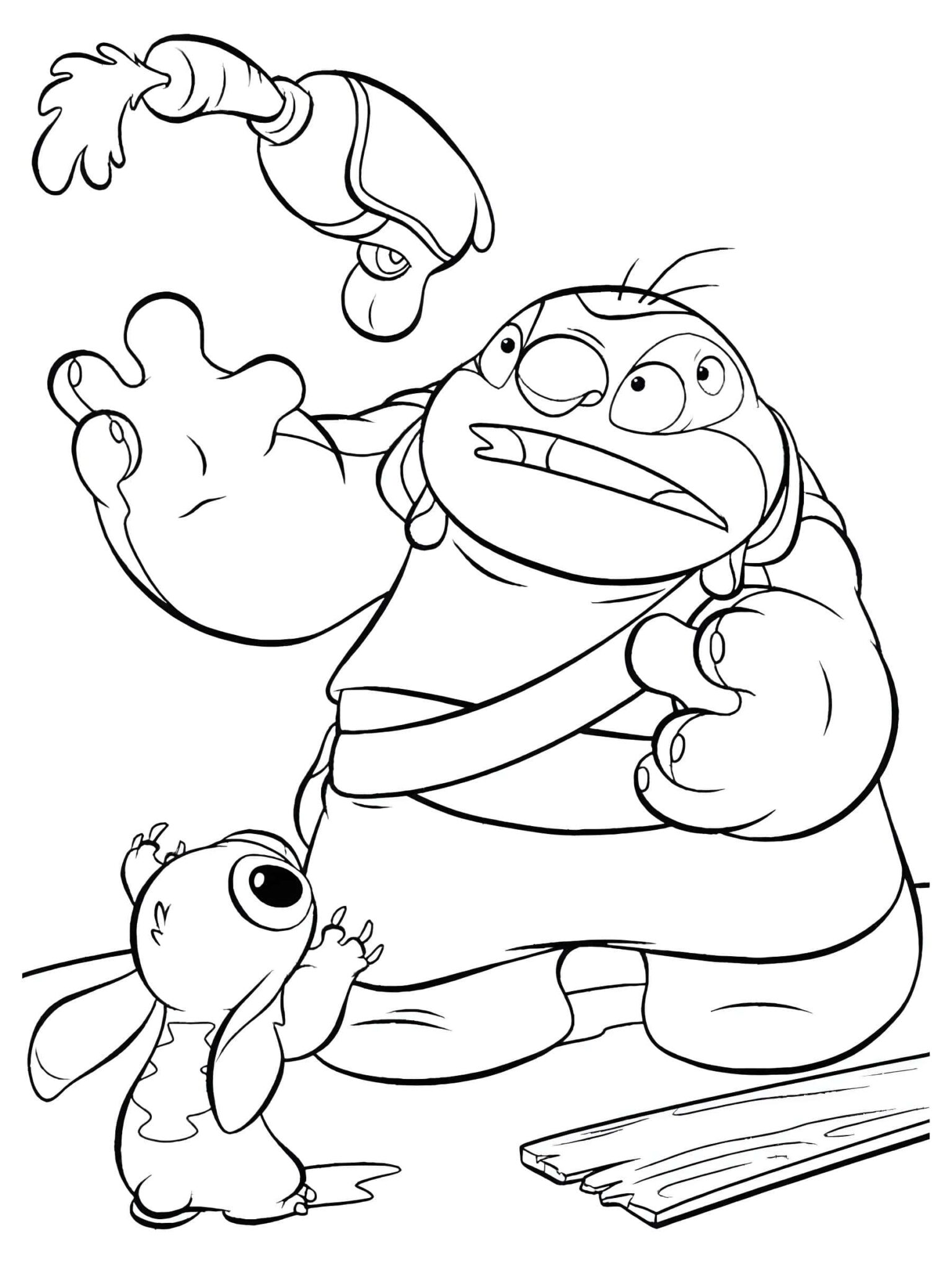 Dibujos de Lilo y Stitch para imprimir y colorear 🎨