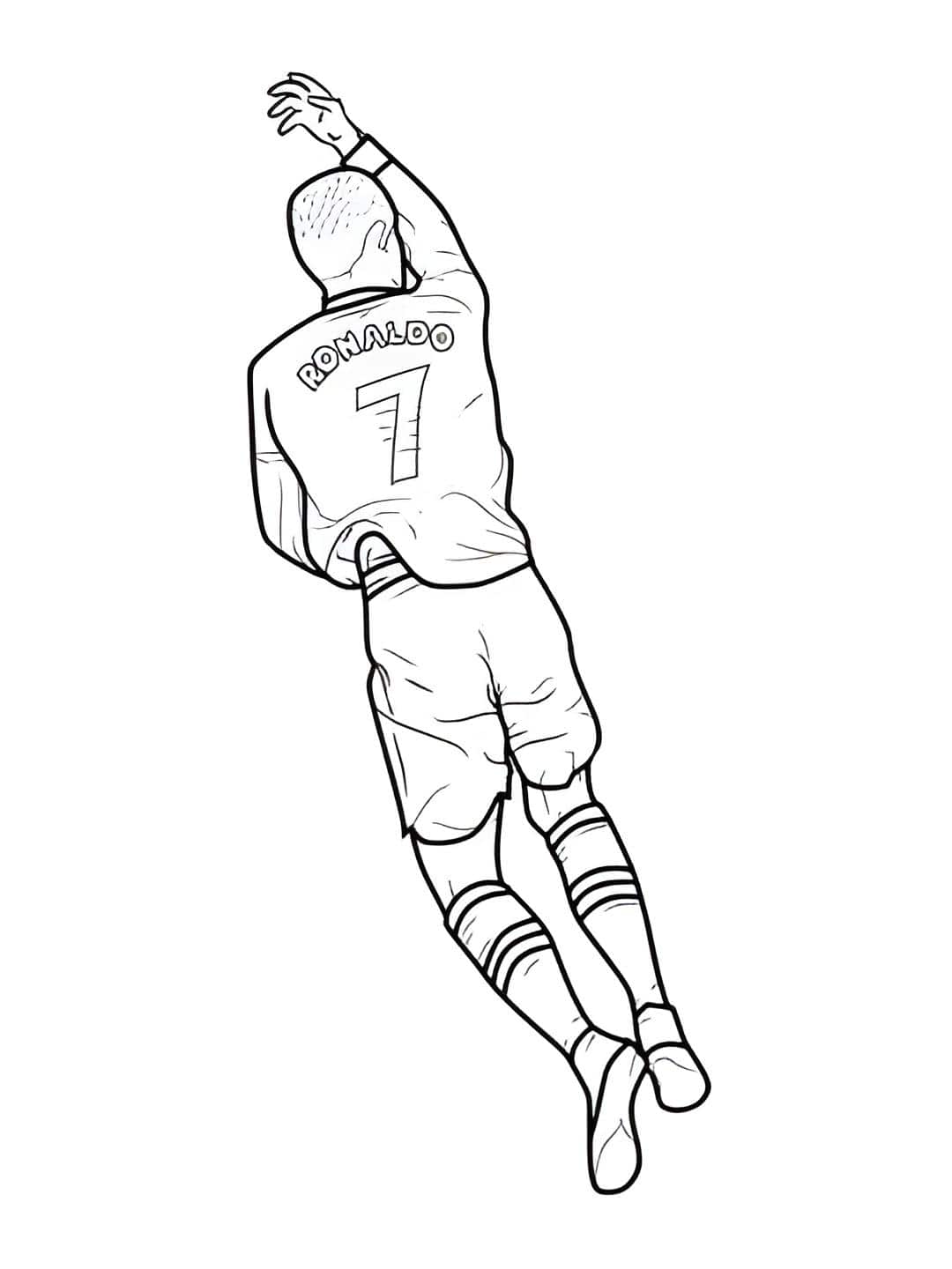 Dibujos De Cristiano Ronaldo CR7 Para Imprimir Y Colorear Dibujos De Cristiano Ronaldo CR7 Para Imprimir Y Colorear