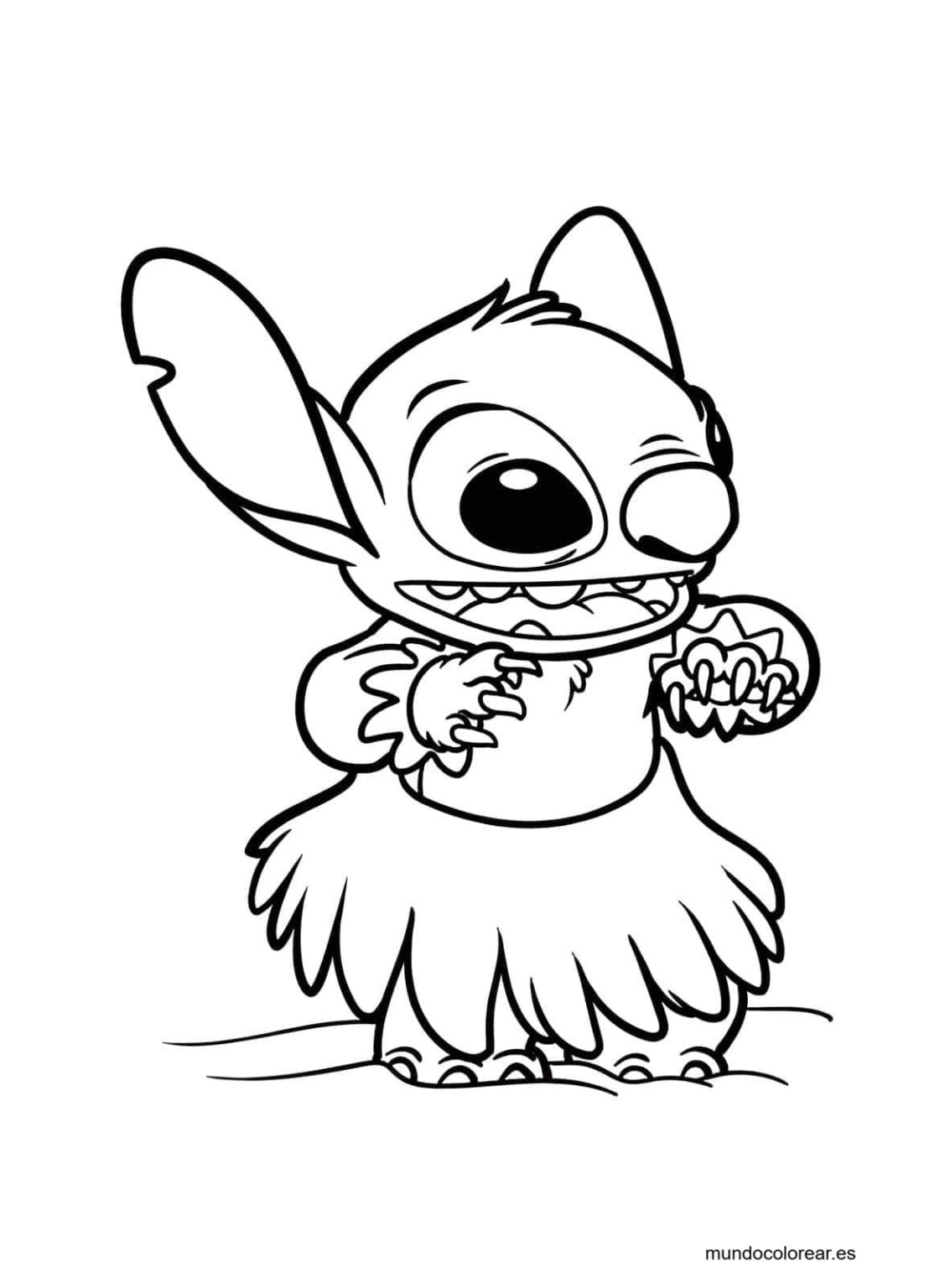 Dibujos de Stitch para imprimir y colorear 🎨