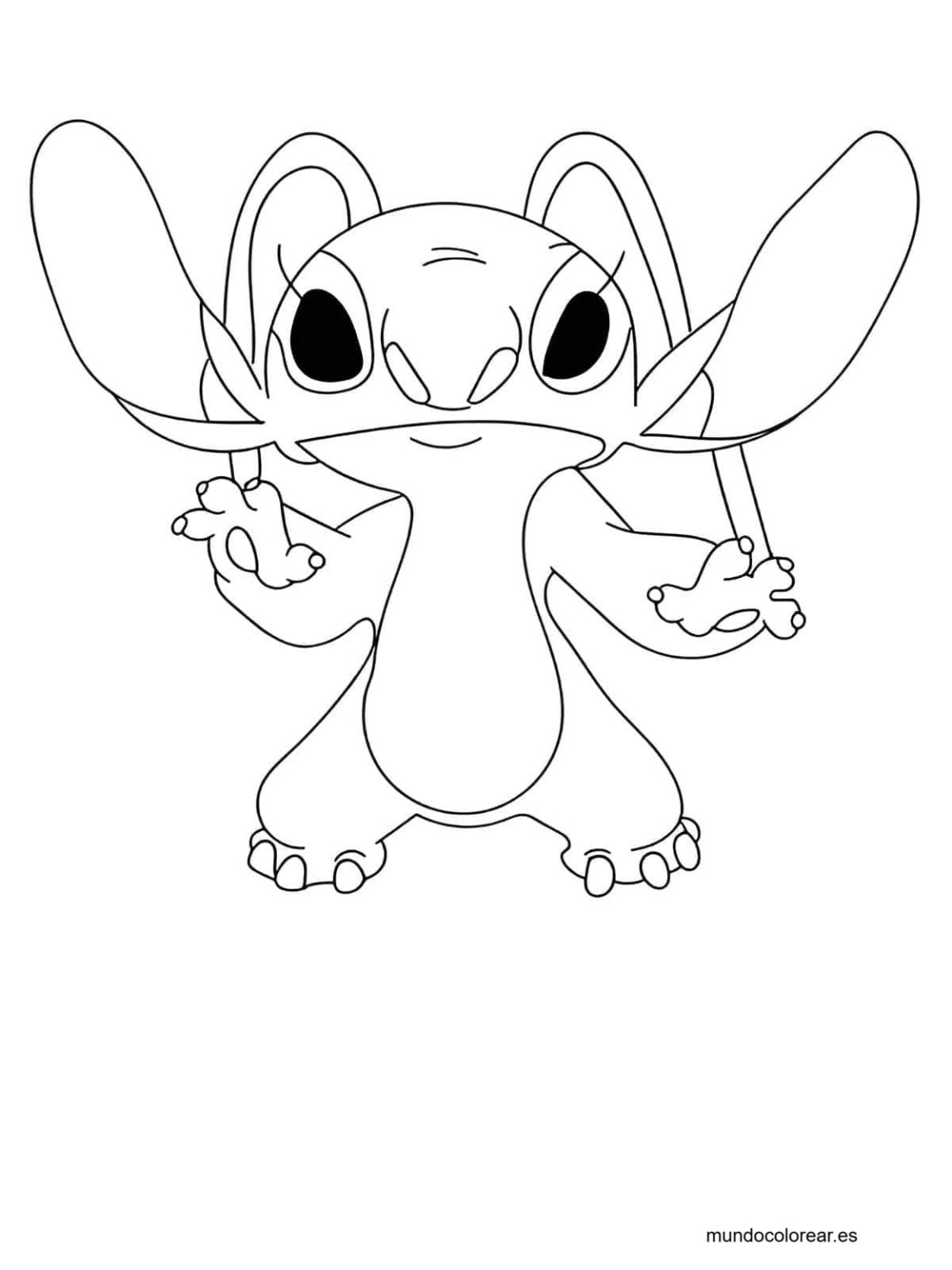 Dibujos de Stitch para imprimir y colorear 🎨