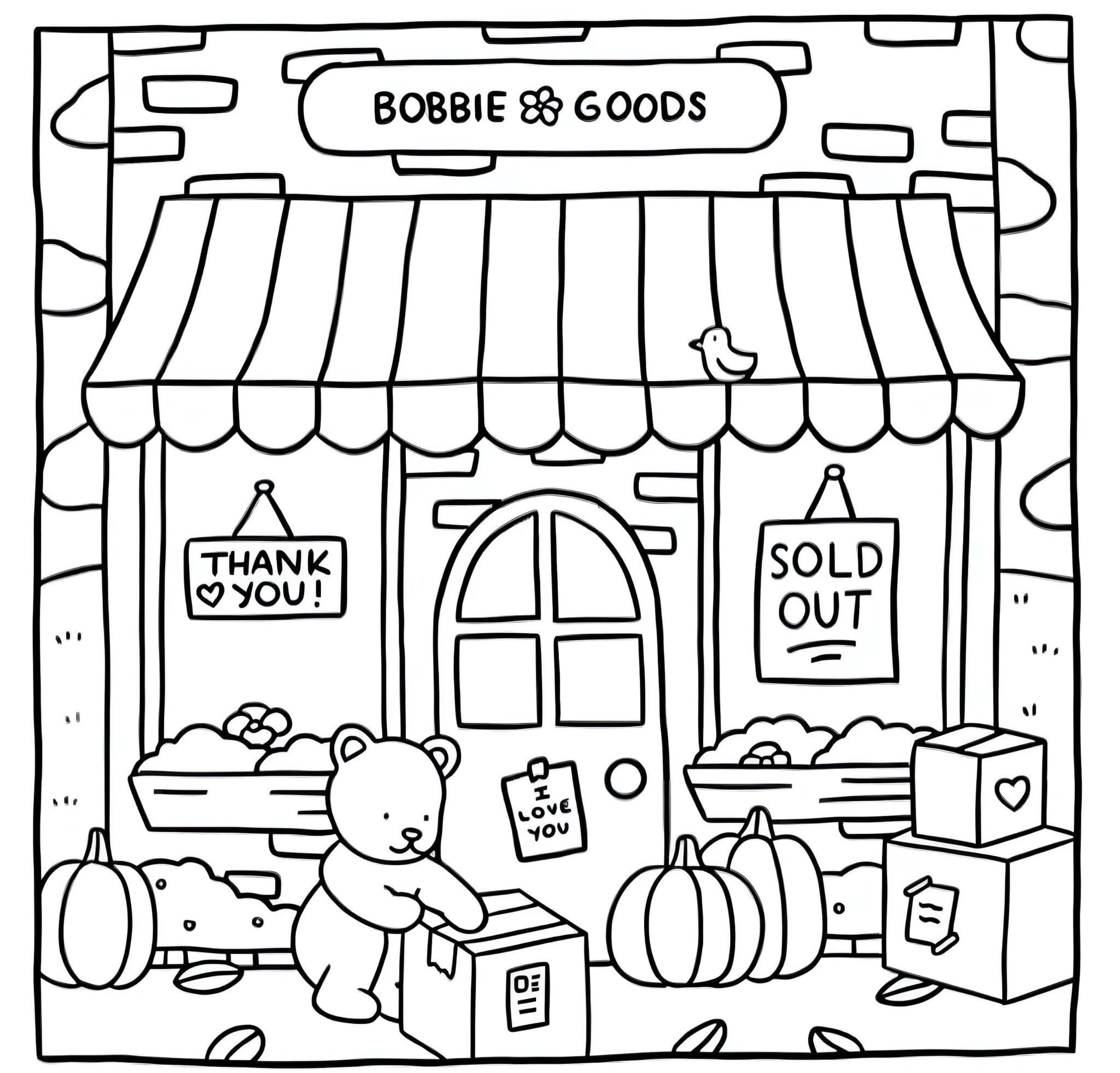 Dibujos de Bobbie Goods para Imprimir y Colorear Gratis 2025