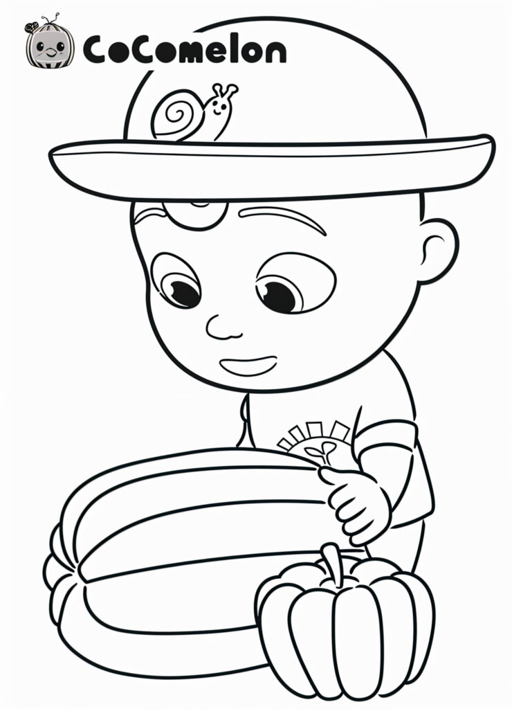 Dibujos de CoComelon para imprimir y colorear 🎨