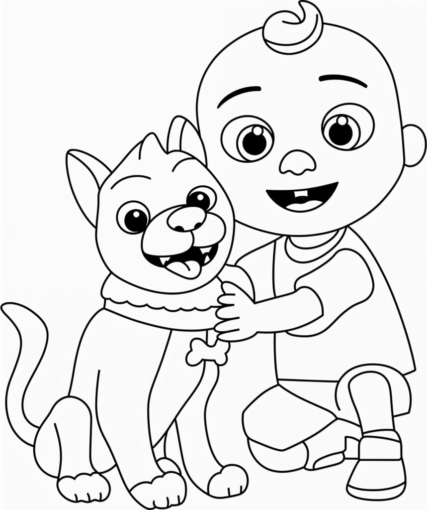 Dibujos de CoComelon para imprimir y colorear 🎨