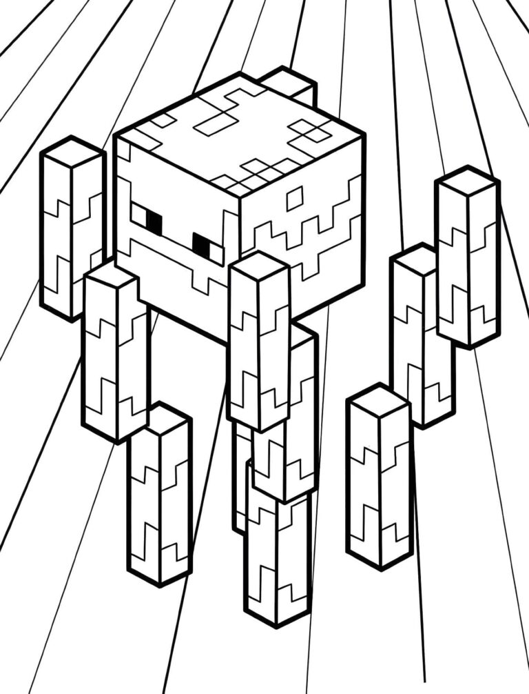 Steve De Minecraft Para Colorear