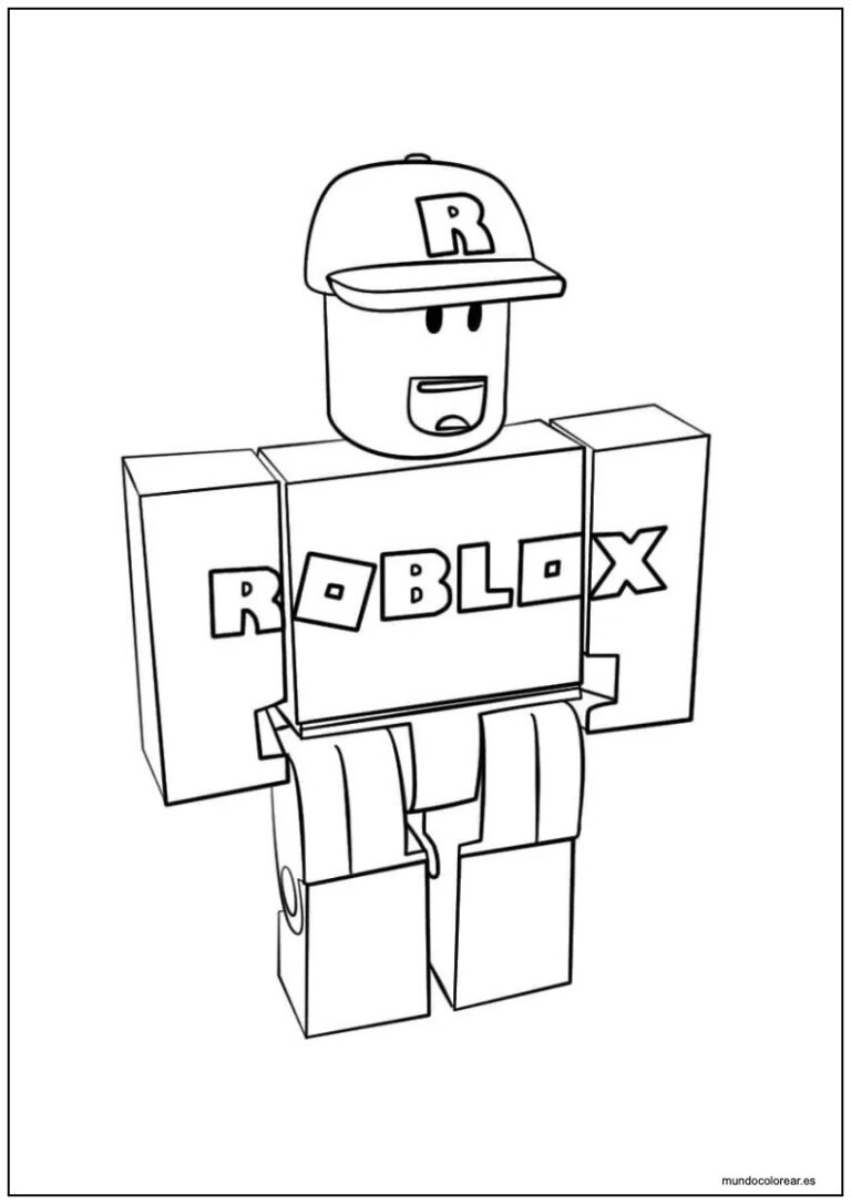 Dibujo Roblox Para Imprimir Y Colorear
